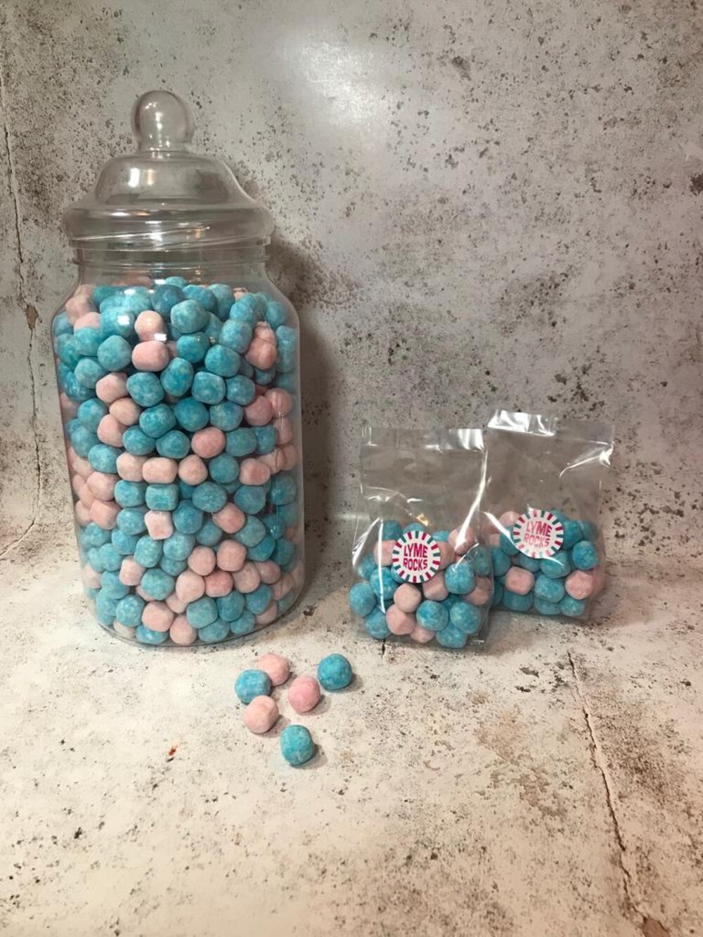 Bubblegum Bonbons | Shop | Lyme Rocks - Rocking sweets on the Jurassic ...