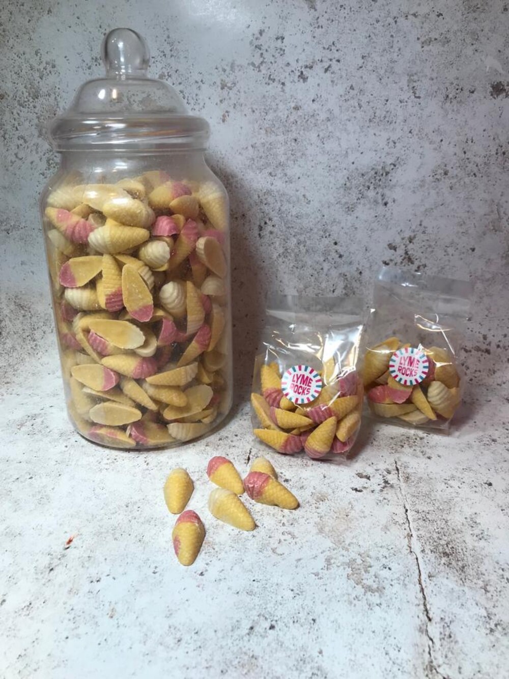 Candy Cones | Shop | Lyme Rocks - Rocking sweets on the Jurassic Coast