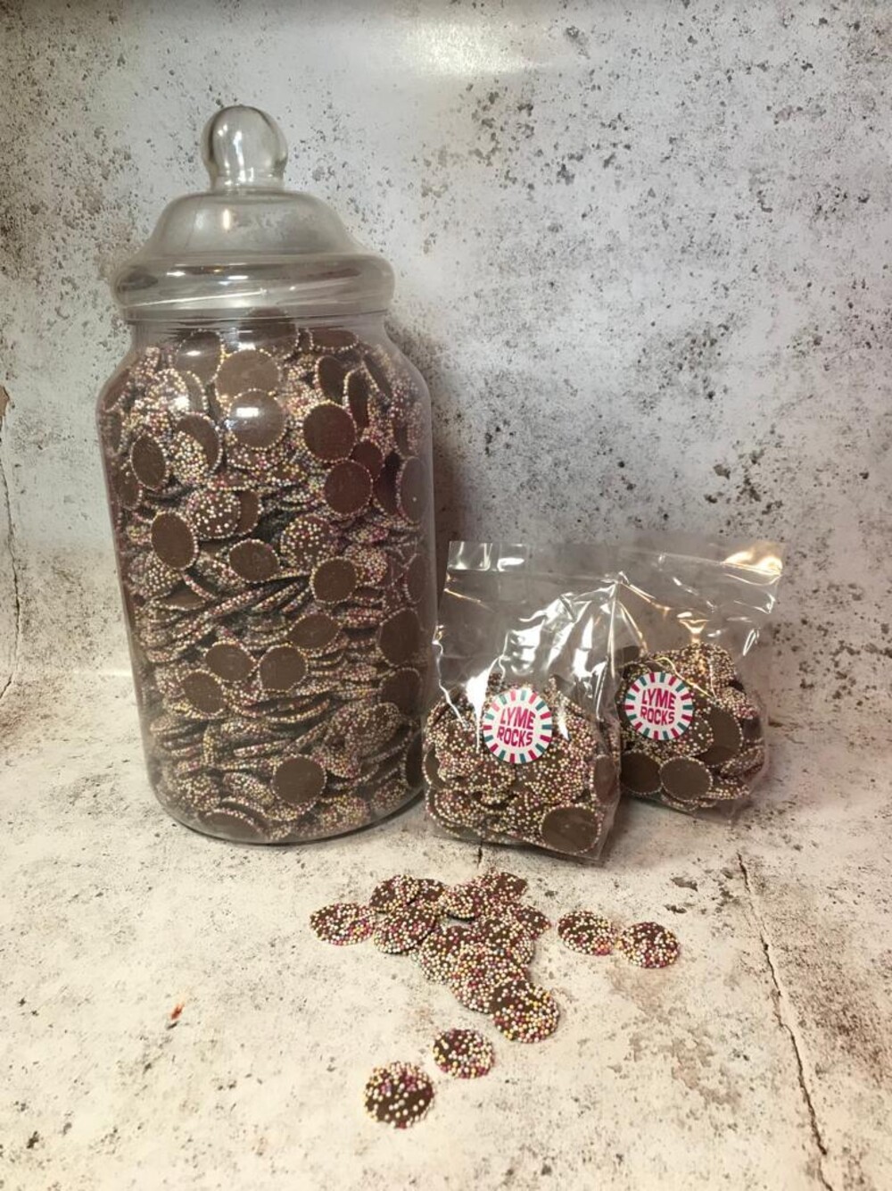 Chocolate Jazzies | Shop | Lyme Rocks - Rocking sweets on the Jurassic ...