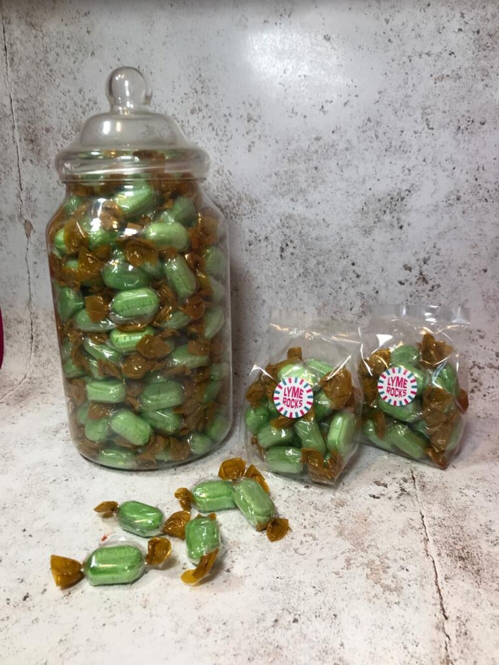 Chocolate Limes | Shop | Lyme Rocks - Rocking sweets on the Jurassic Coast