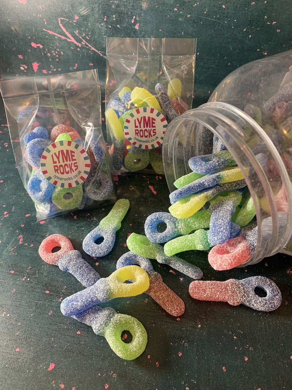 Fizzy Dummy Tongue Painting | Shop | Lyme Rocks - Rocking sweets on the ...