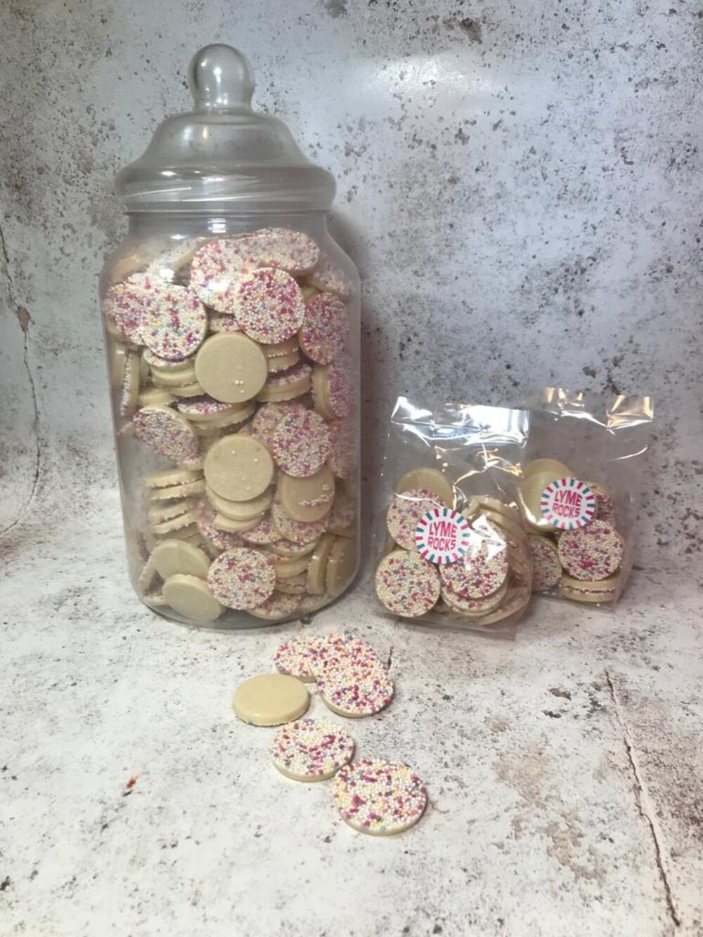 Mega Snowies | Shop | Lyme Rocks - Rocking sweets on the Jurassic Coast