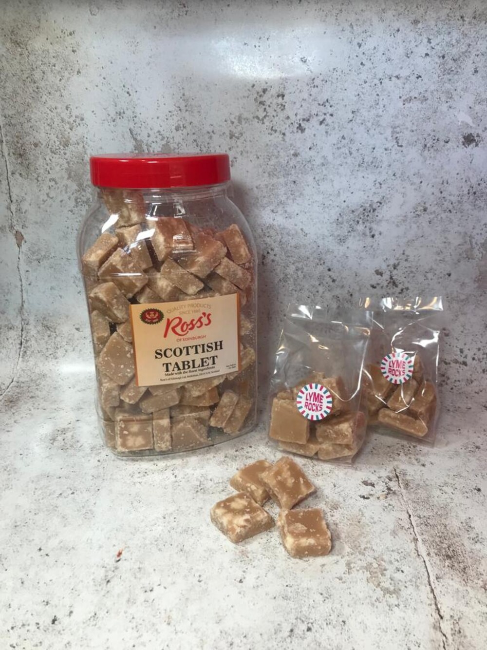 Scottish Tablet | Shop | Lyme Rocks - Rocking sweets on the Jurassic Coast