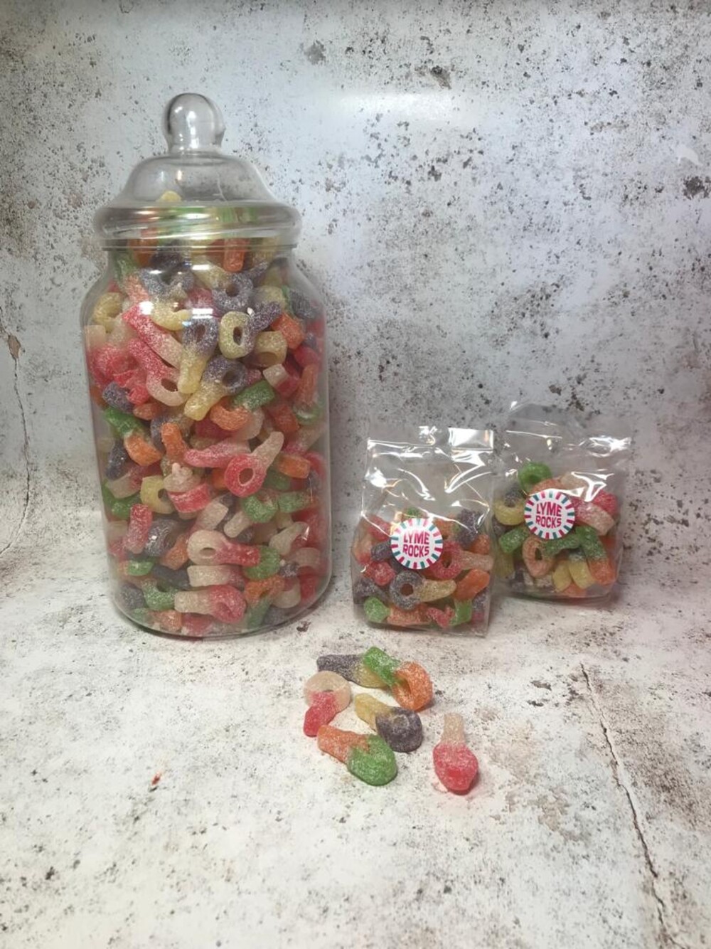 Sour Dummies | Shop | Lyme Rocks - Rocking sweets on the Jurassic Coast